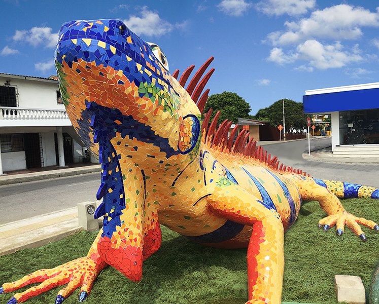 ESCULTURA IGUANA, SINCELEJO SUCRE | KREATURA ESTUDIO